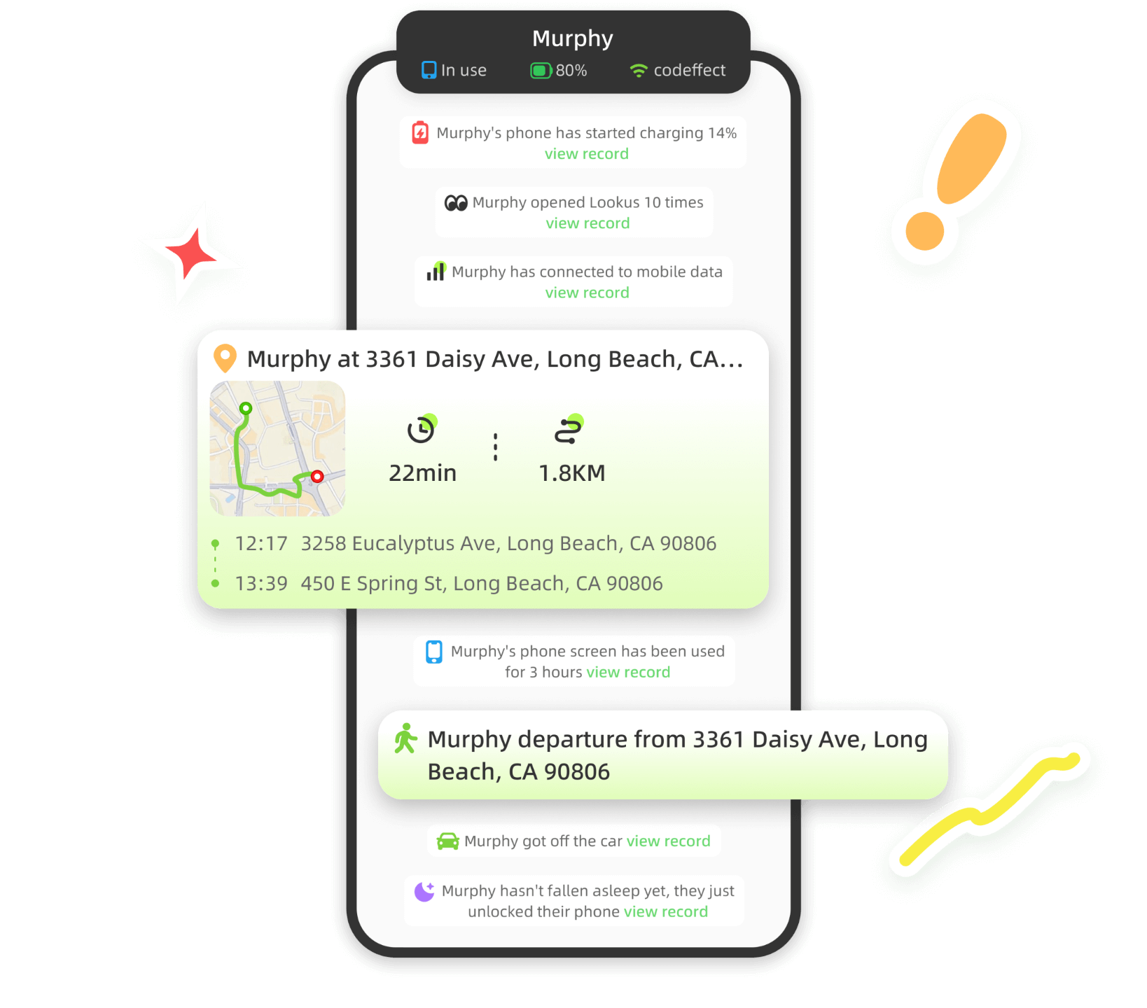 Lookus - Best Automatic Check-in & Couple GPS Tracking App